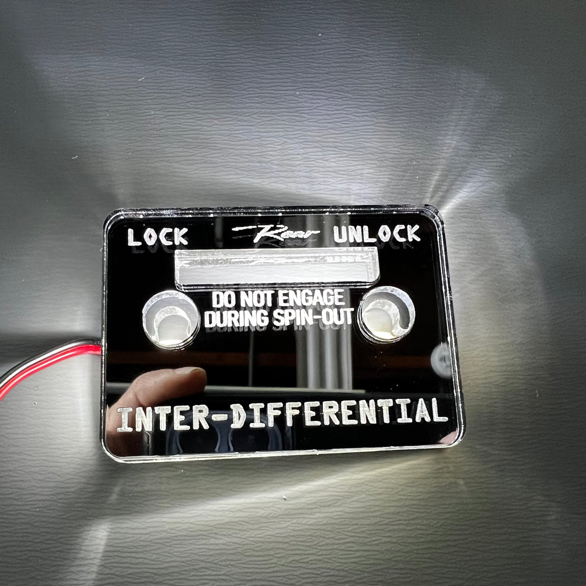 REAR INTER-DIFFERENTIAL freightliner air switch guard with LED ...
